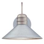 Watts Creek Industrial Galvanized Steel Exterior Barn Light Wall Sconce ...