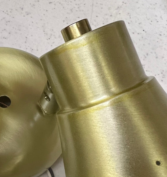 Discounted Brass Single Swivel Pinhole Adjustable Cone Wall Sconce by ...