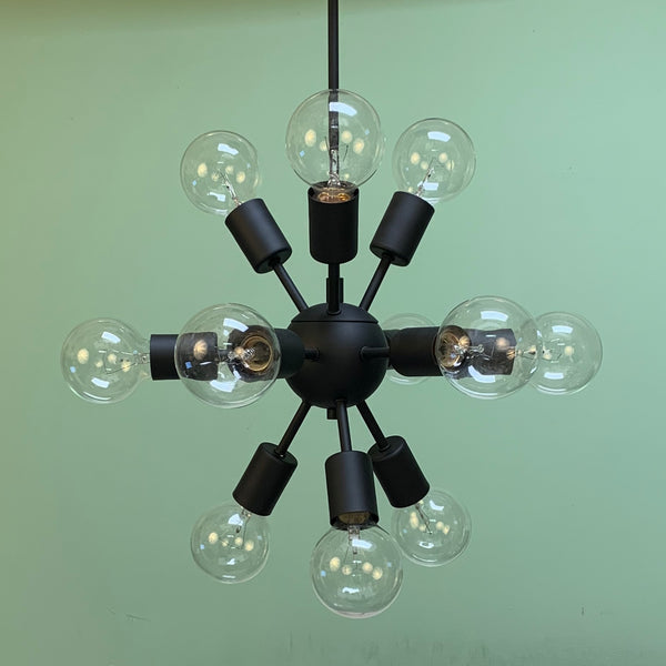 Globe Bulb Sputnik Chandelier by Practical Props