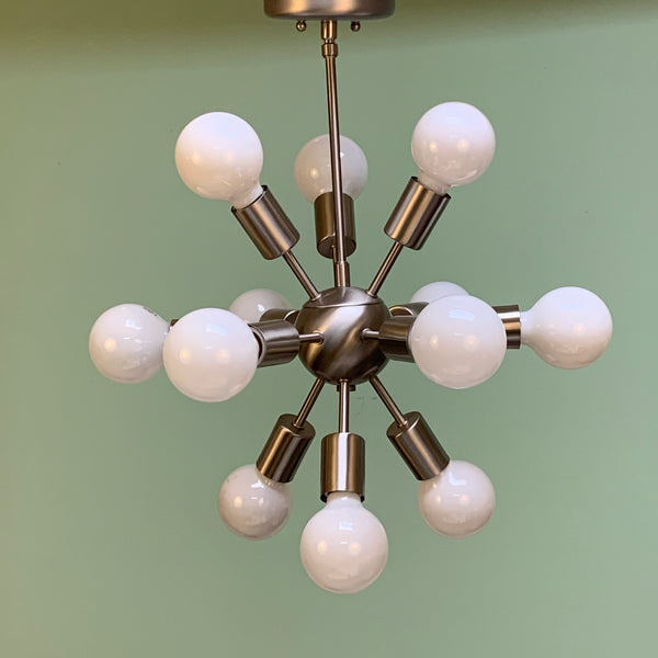 Globe Bulb Sputnik Chandelier by Practical Props