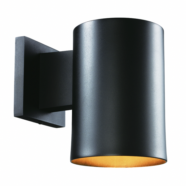 Exterior Round Downlight Cylinder Wall Sconce - Retro Lighting by ...